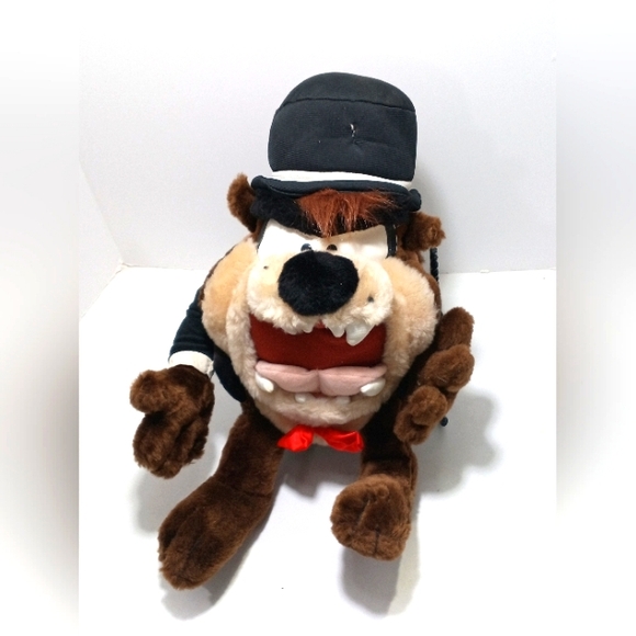 Warner Bros. | Toys | Vintage Taz Groom Plush Stuffed Animal Looney ...